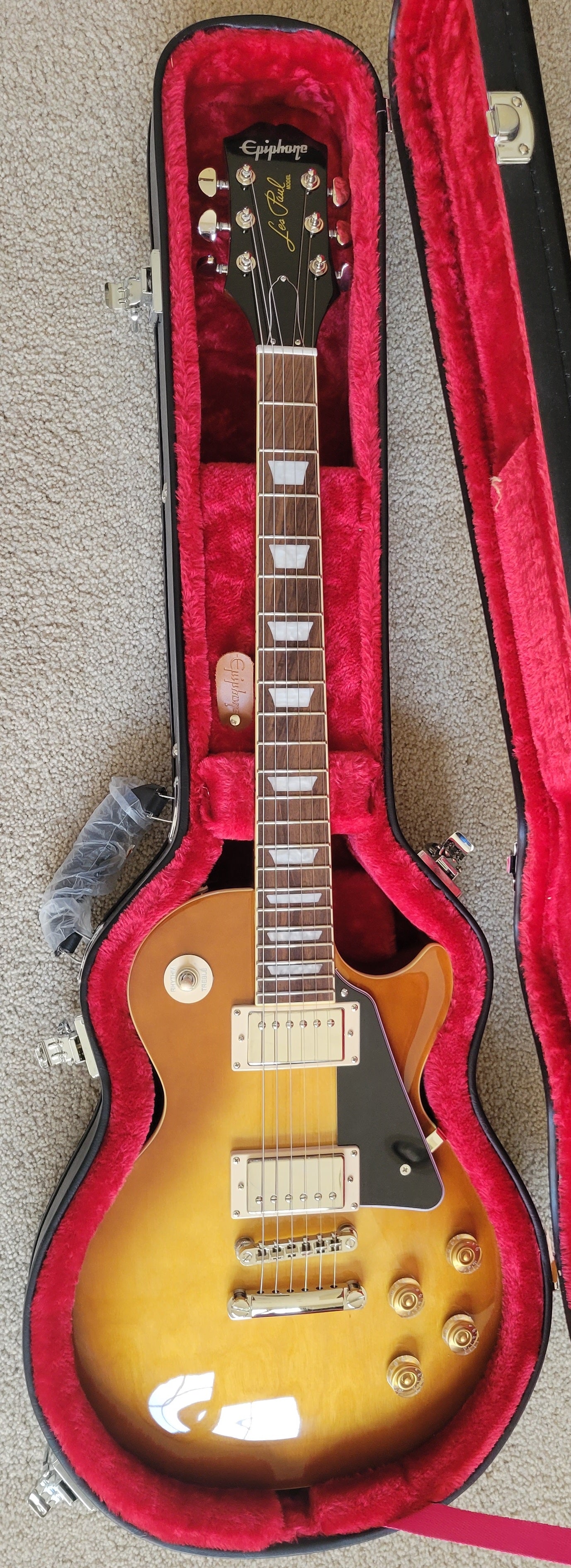 Epiphone Les Paul Classic MOD Honeyburst Electric Guitar, Epiphone Har ...